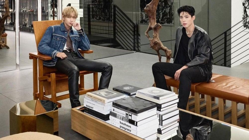 Fans swoon over BTS V and Park Bo Gum's pictures from the Celine Tokyo ...
