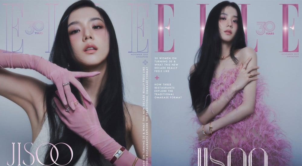 BLACKPINK's Jisoo is pretty in pastels on the cover of 'Elle Singapore – Kpop Store Pakistan