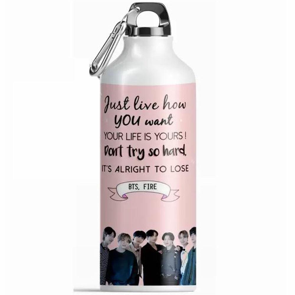 BTS Fire Water Bottle For Kpop Army Fans