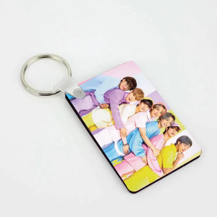 KPOP BTS Keychain Boys Acrylic Ring BTS Key Ring